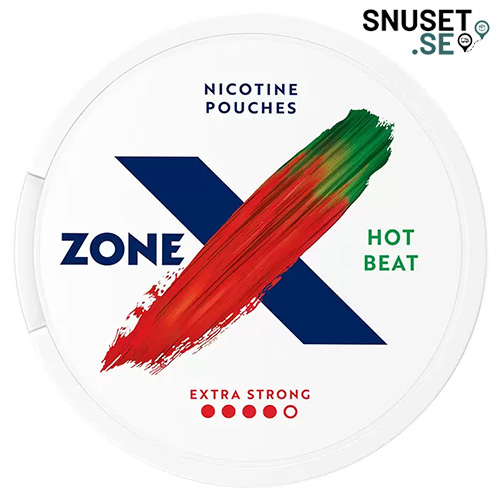 Köp Zone X Hot Beat Extra Stark | Snuset.se