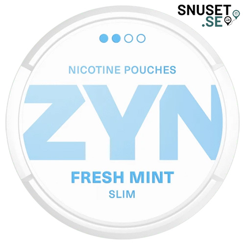Nya Zyn Cool Mint Slim 2 – slim vitt snus till onlinepris