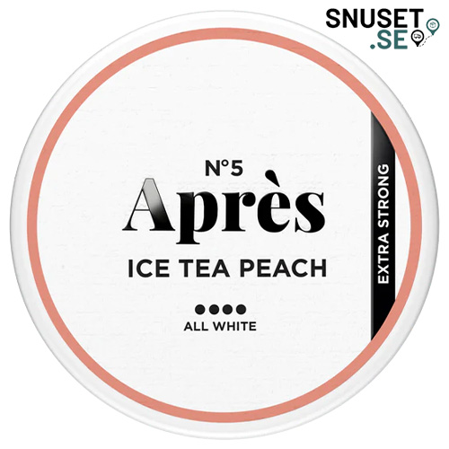 Après Ice Tea Peach Starkt Vitt Snus | Snuset.se