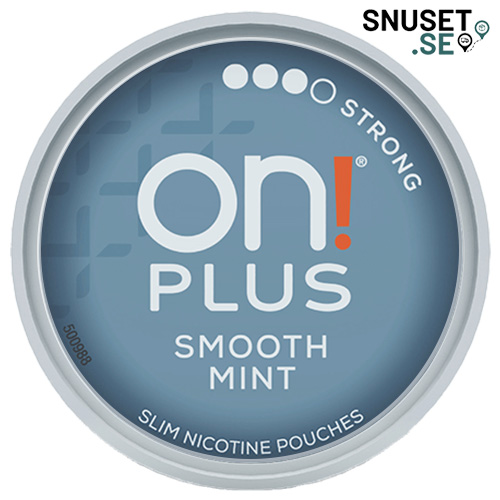 Köp On! Plus Smooth Mint Strong 3 – lite starkare vitt snus