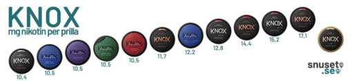 Köp Knox snus billigt online – fullt sortiment på Snuset
