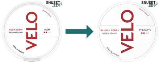 Velo byter namn på sitt vita snus | Snuskuriren