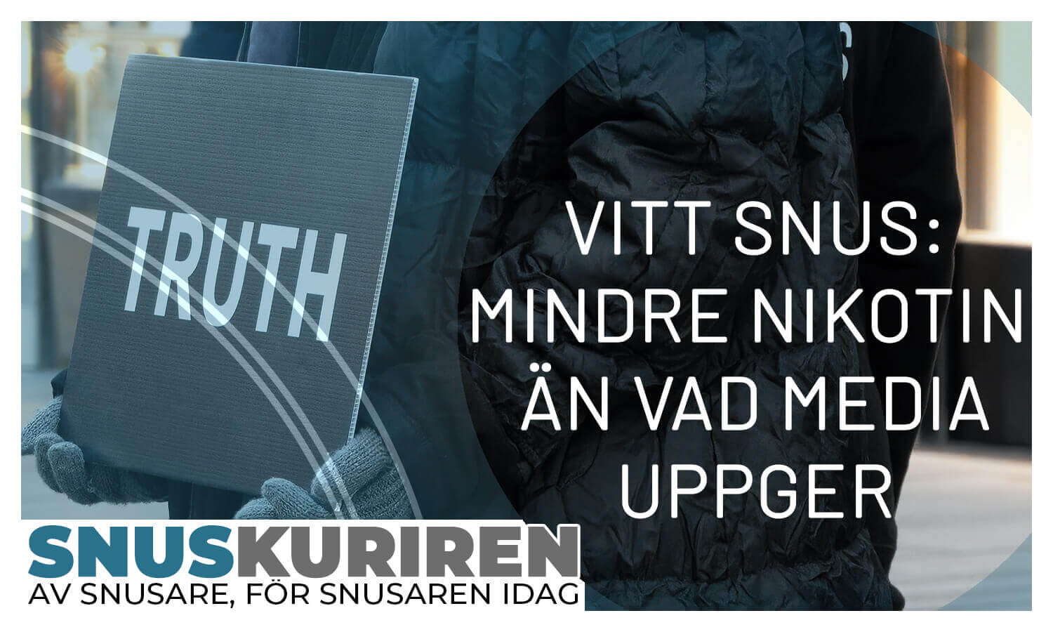 Vitt snus: mindre nikotin än vad media uppger | Snuskuriren
