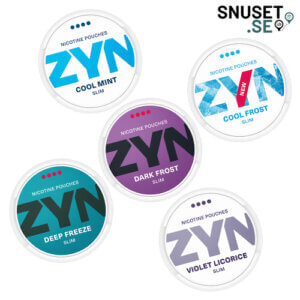 Zyn - full sortiment till onlinepris på Snuset