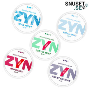 Zyn - full sortiment till onlinepris på Snuset